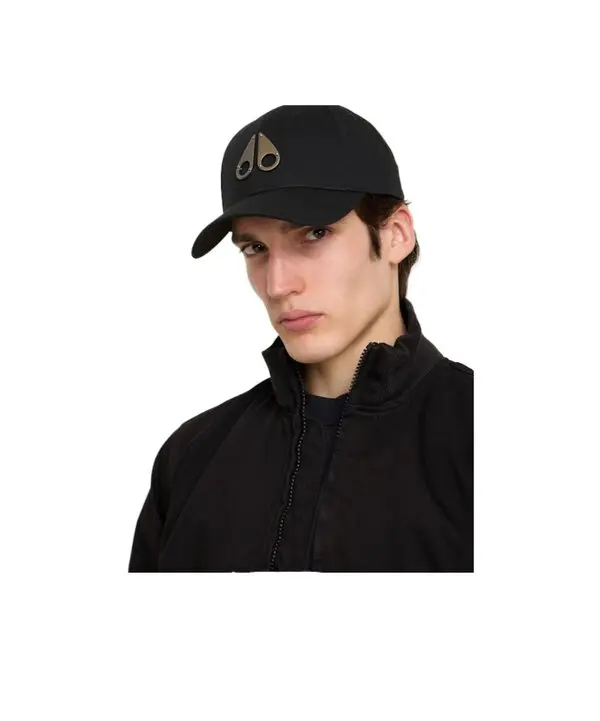 Moose Knuckles Logo Baseball Cap - Black