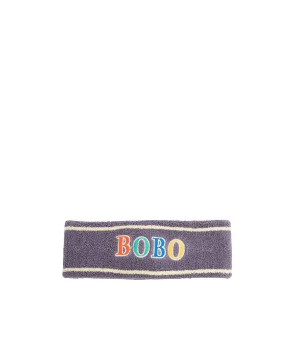 BOBO CHOSES Logo Terry Headband - Gray