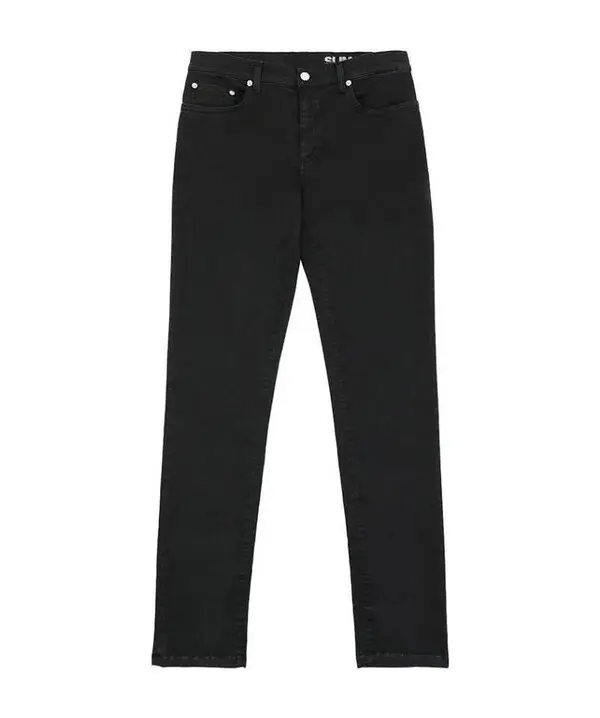 Versace Logo Straight Jeans - Black