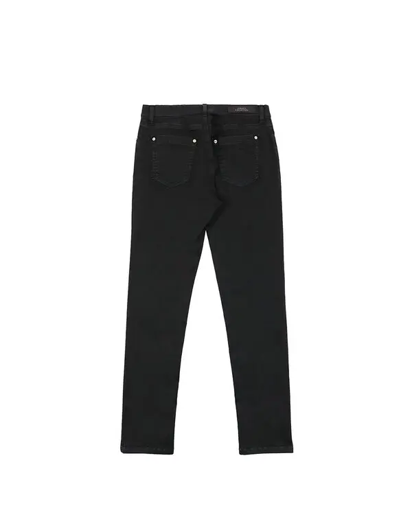 Versace Logo Straight Jeans - Black