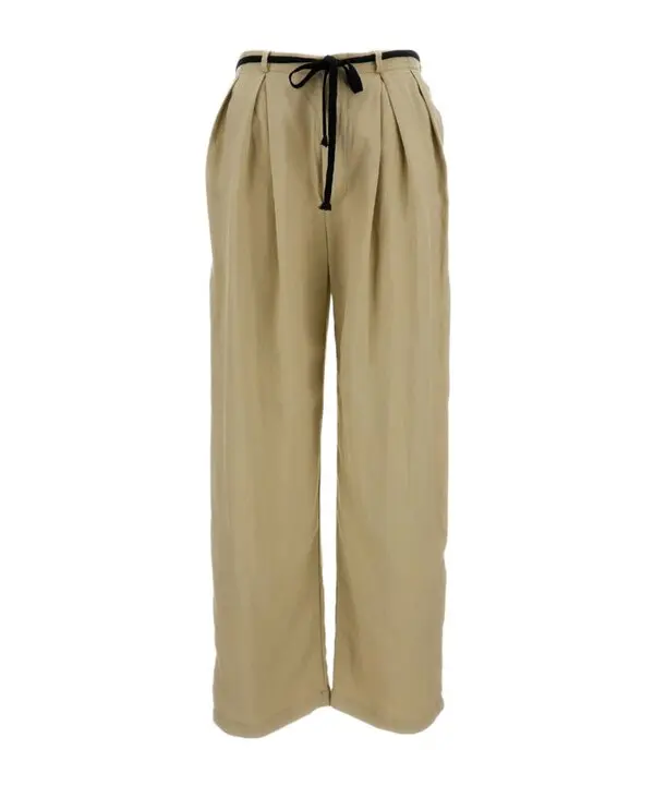 Barena Venezia Drawstring Pleated Trousers - Green
