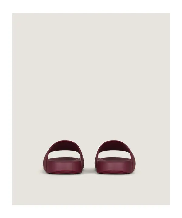 Givenchy Logo Rubber Slides - Red Cherry