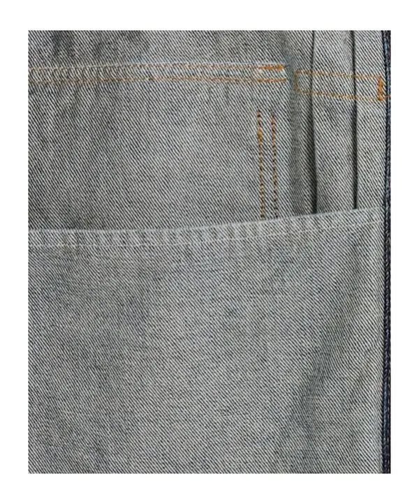 Sacai Denim Jacket With Button Detailing - Blue