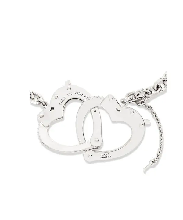 Marc Jacobs Chain Heart Handcuff Pendant Necklace