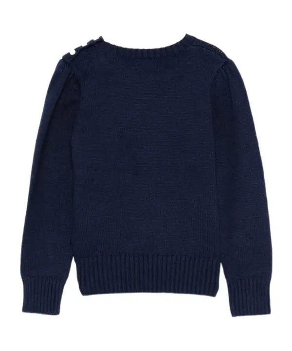 Polo Ralph Lauren Bear Embroidered Crew Neck Sweater