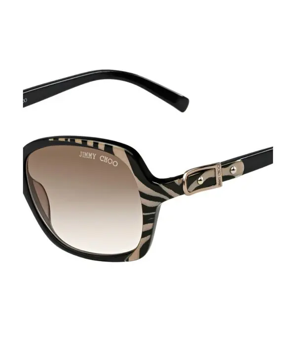 JIMMY CHOO Logo Sunglasses - Black