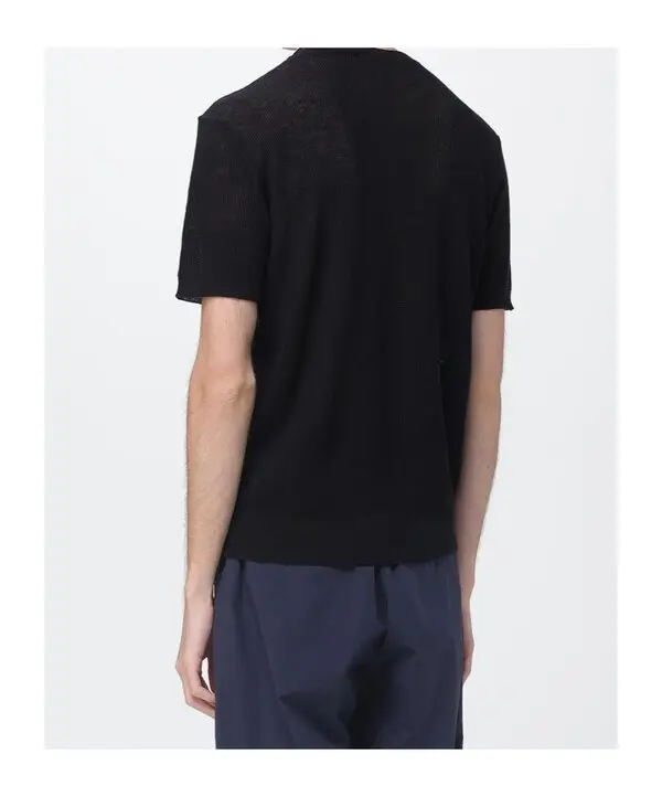 Barena Venezia V-neck Rib Knit T-shirt