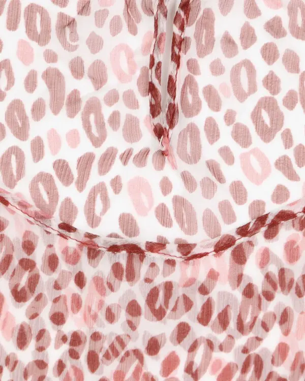Max Mara Printed Round Neck Short Sleeve T-shirt