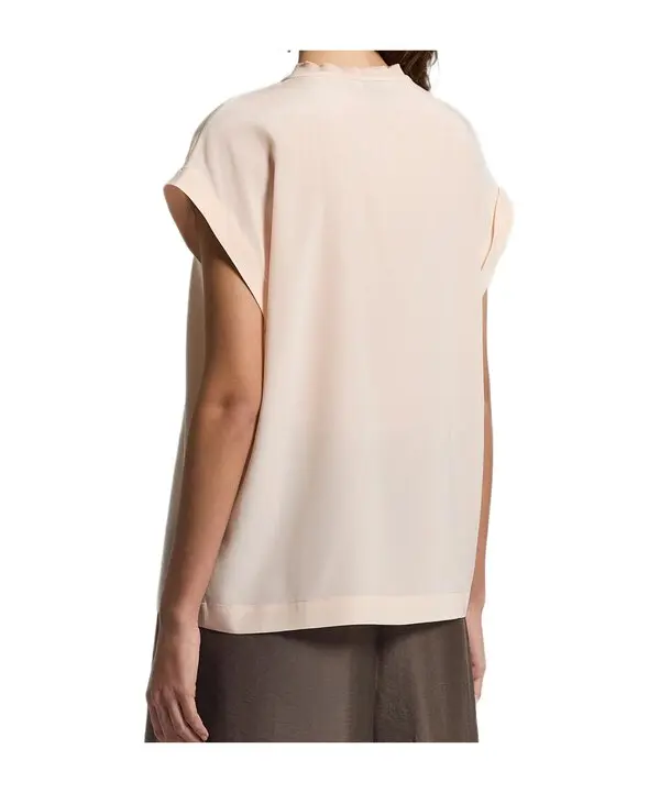 Peserico Short Sleeve Crewneck Top
