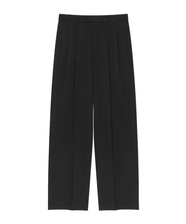 Givenchy Double Pleat Wool Trousers - Black
