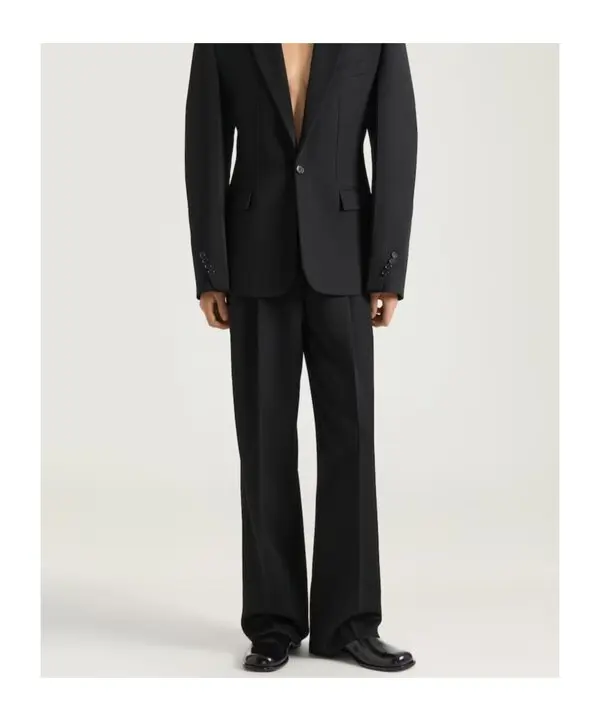 Givenchy Double Pleat Wool Trousers