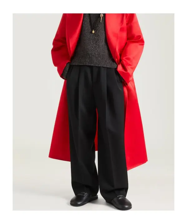 Givenchy Double Pleat Wool Trousers