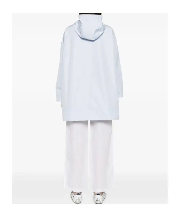 Herno Drawstring Hooded Parka - Light Blue