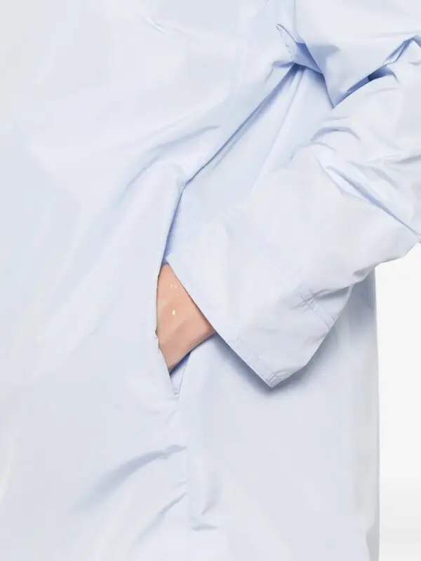Herno Drawstring Hooded Parka - Light Blue