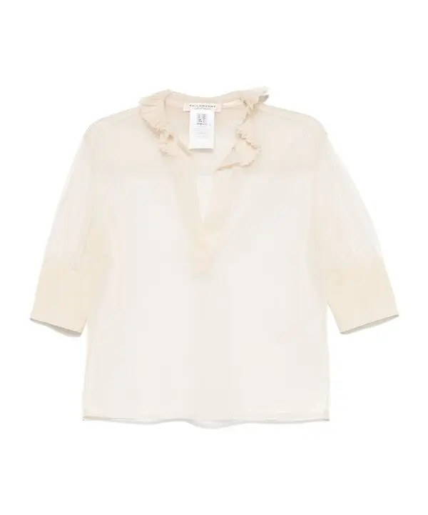 Philosophy Di Lorenzo Serafini Mesh Short Sleeve Top