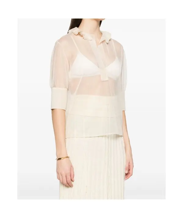 Philosophy Di Lorenzo Serafini Mesh Short Sleeve Top