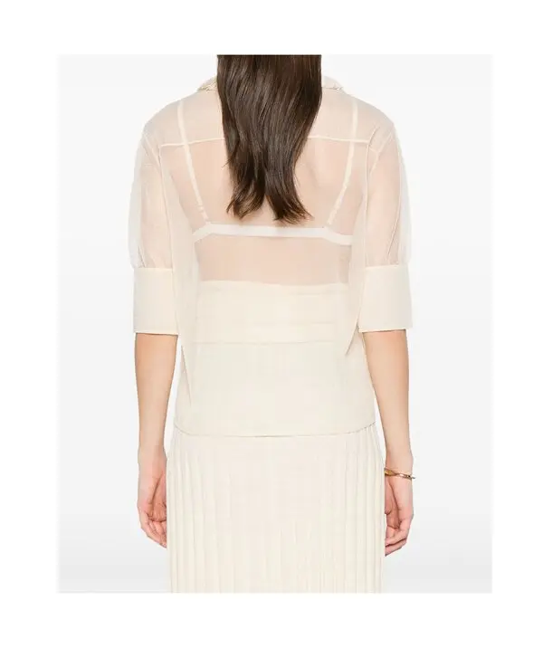 Philosophy Di Lorenzo Serafini Mesh Short Sleeve Top