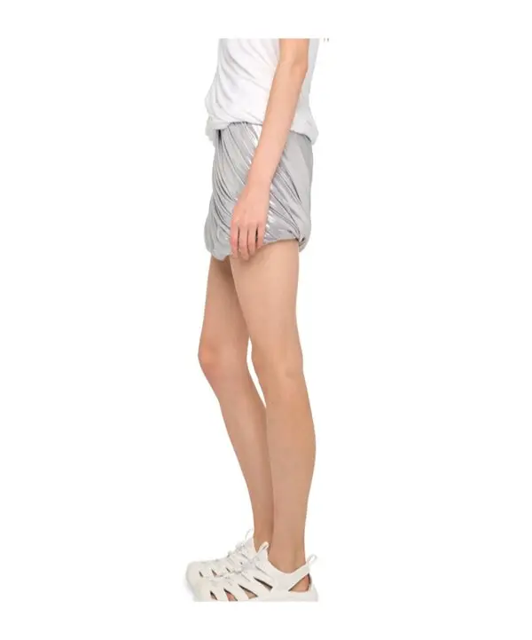 Norma Kamali Twisted Mini Skirt