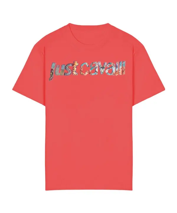 Just Cavalli Printed Logo T-shirt - Orange