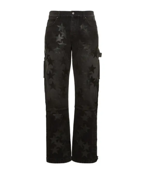 Amiri Carpenter Pants With Star Embroidery