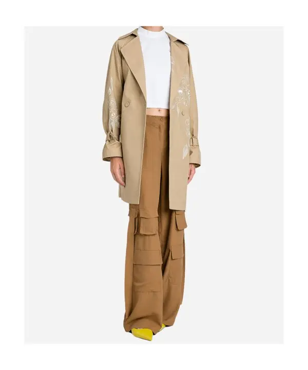 TWINSET Wide-leg Cargo Trousers