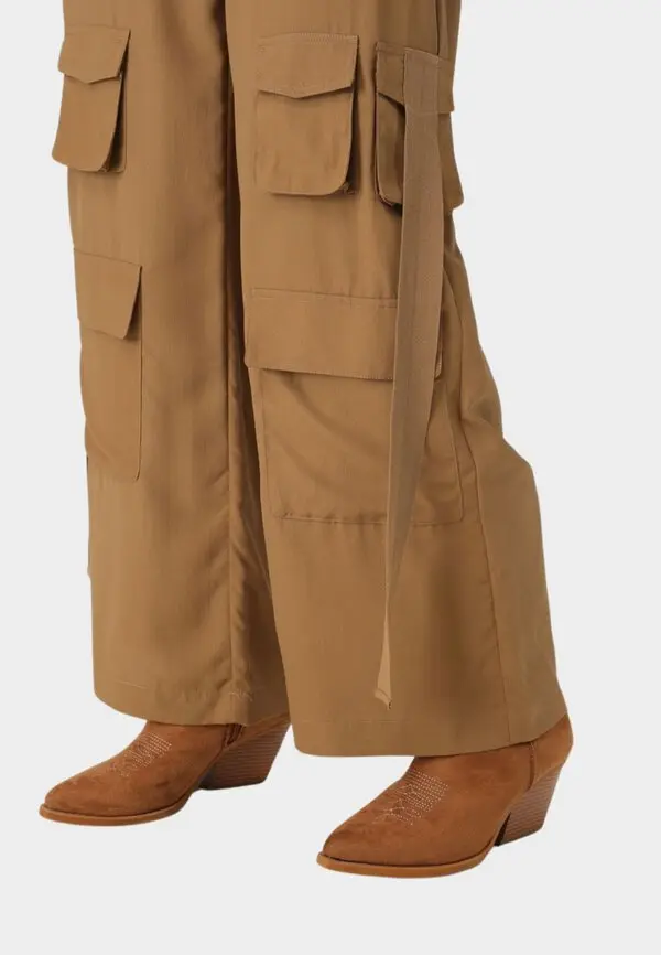 TWINSET Wide-leg Cargo Trousers