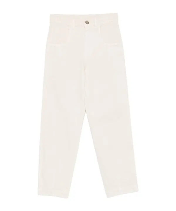 Eleventy Belt Loops Trousers - White