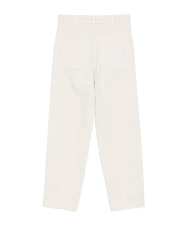 Eleventy Belt Loops Trousers - White
