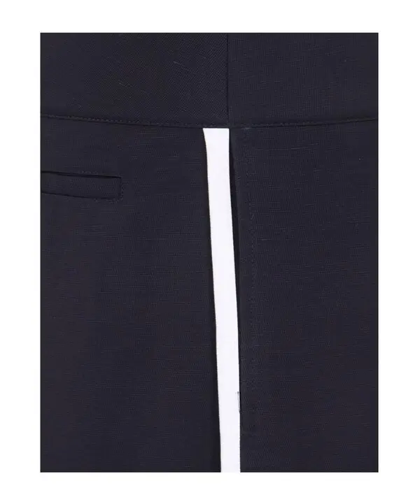 ENTIRE STUDIOS High-waisted Stripe Trousers - Black
