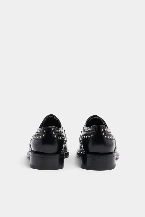 Dsquared2 Embellished Studded Classic Oxford Shoes