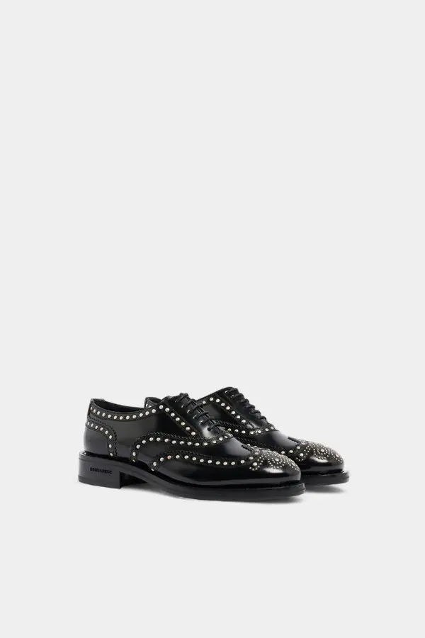 Dsquared2 Embellished Studded Classic Oxford Shoes