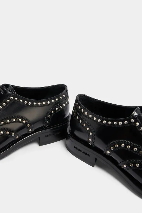Dsquared2 Embellished Studded Classic Oxford Shoes