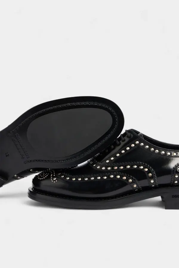 Dsquared2 Embellished Studded Classic Oxford Shoes