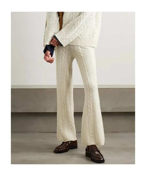 LISA YANG Twisted Knitted Tailored Pants