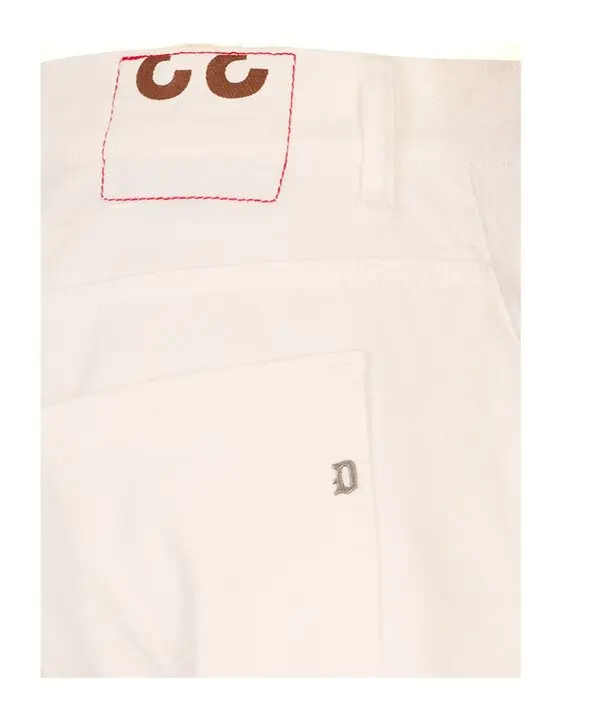 DONDUP Jeans With Belt Loops - White