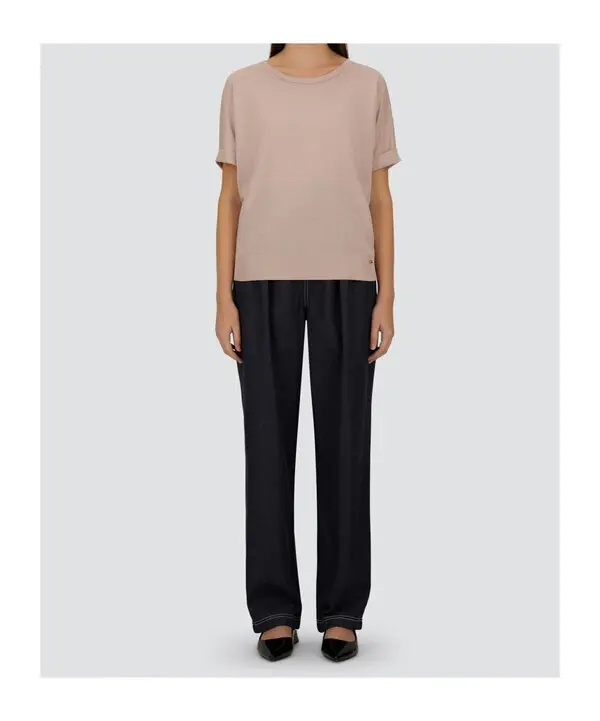 Herno Short Sleeve Knitted Top