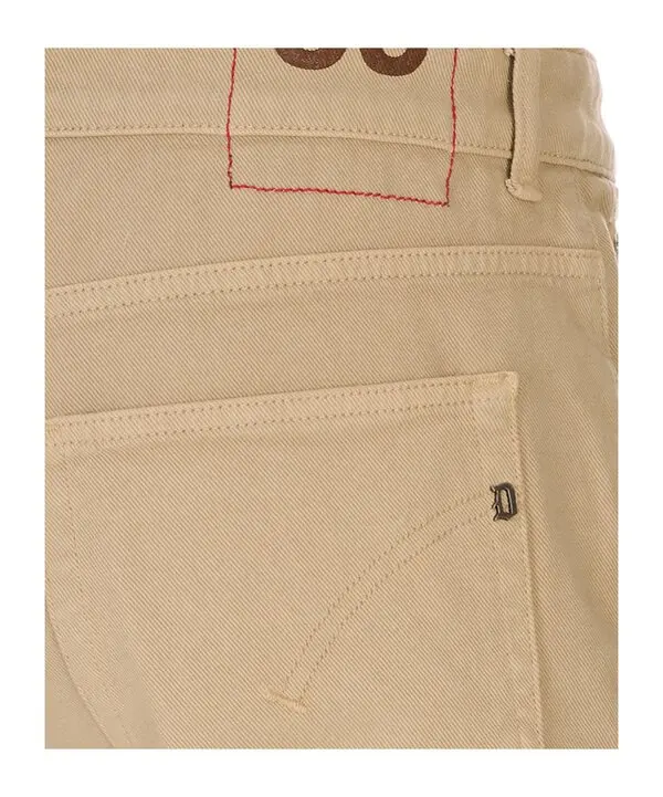 DONDUP Belt-loop Shorts - Nude