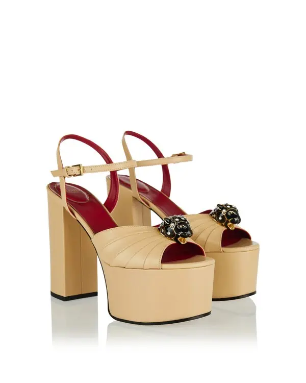 Valentino Garavani Embellishment Platform Sandals