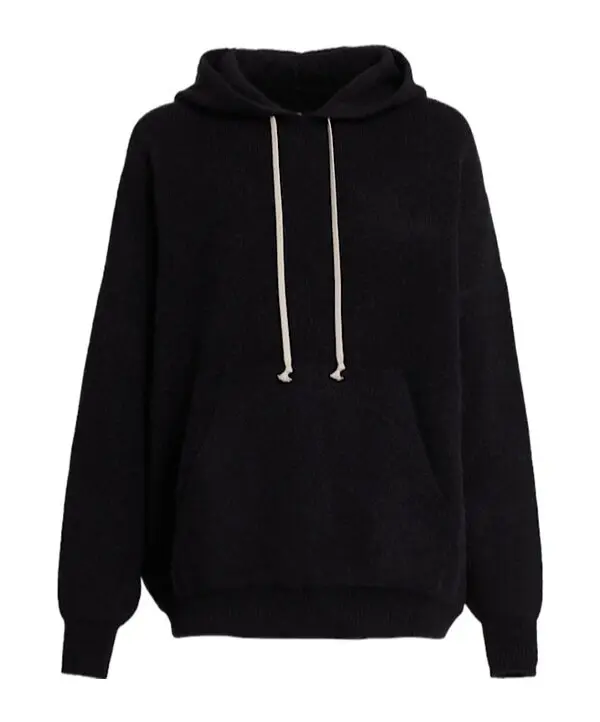 Rick Owens Alpaca Blend Hoodie