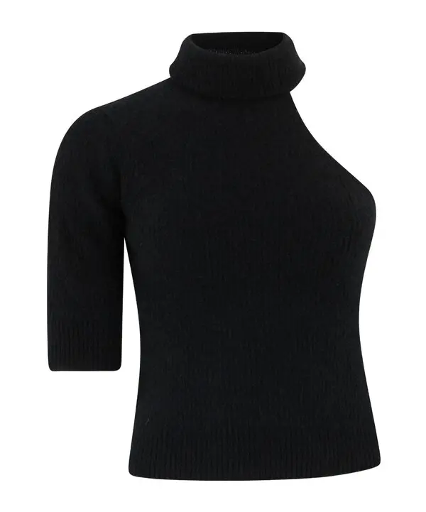 ROBERTO COLLINA One-shoulder Roll-neck Sweater