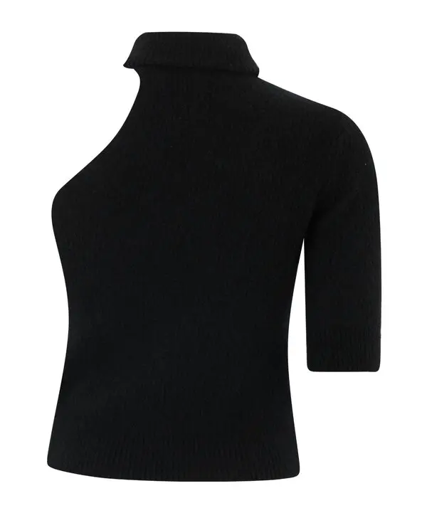ROBERTO COLLINA One-shoulder Roll-neck Sweater