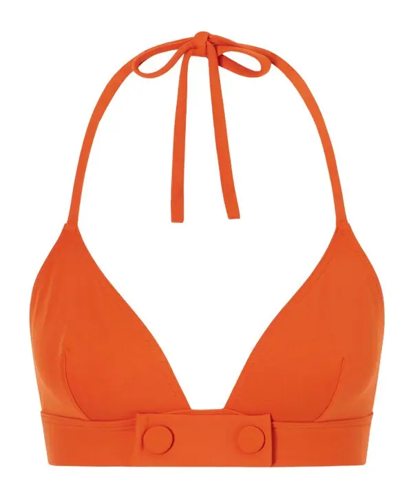 ERES Triangle Bikini Top With Halterneck - Orange
