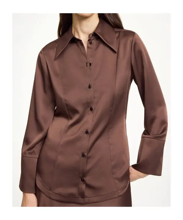 BY MALENE BIRGER Rosiannas Wide-collar Shirt