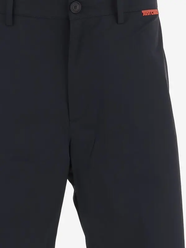Just Cavalli Logo Detail Stretch Shorts - Deep Navy Blue