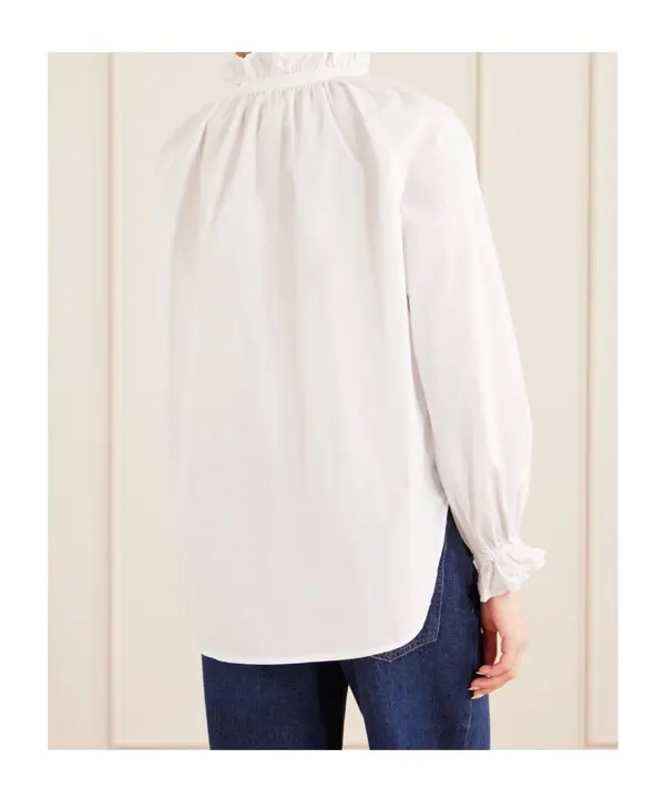 Citizens Of Humanity Loretta Ruched Poplin Shirt