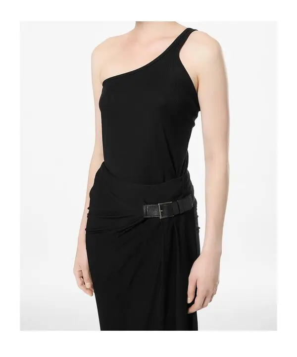 TOM FORD One-shoulder Ribbed Top