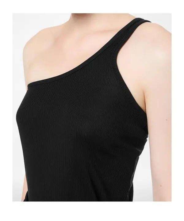 TOM FORD One-shoulder Ribbed Top