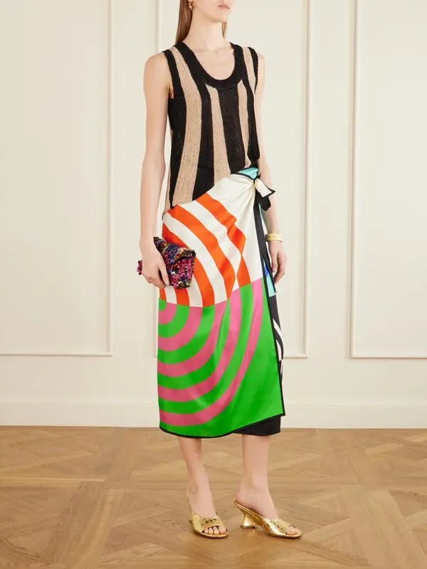 Dries Van Noten Striped Knit Sweater