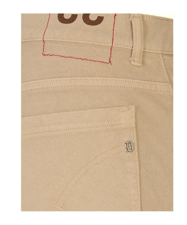 DONDUP Jeans With Belt Loops - Nude