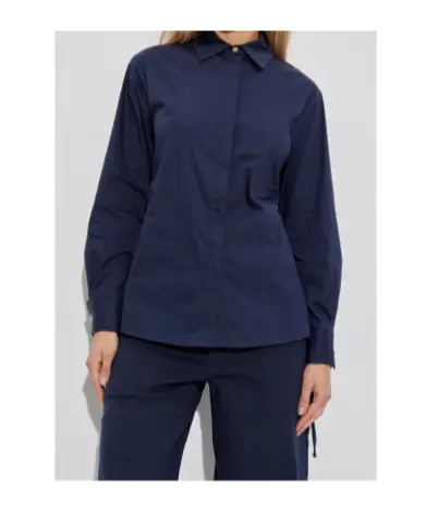 Cult Gaia Open-back Shirt - Blue